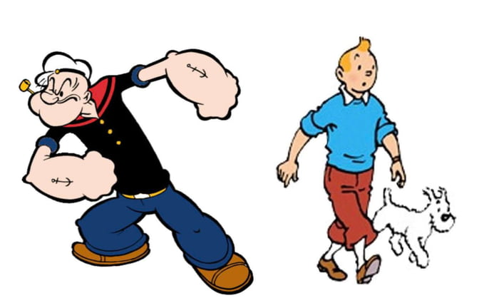 Popeye and Tintin enter the public domain. Can't wait for Popeye the ...