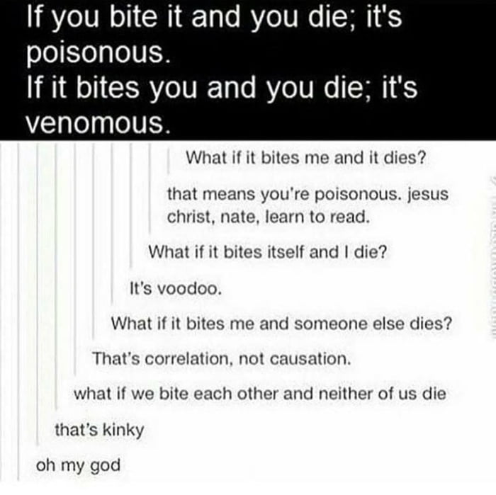 Neither bite nor let it - 9GAG