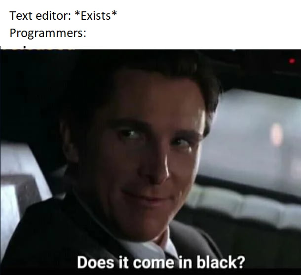 People who use light theme are not real pogrammers. - 9GAG