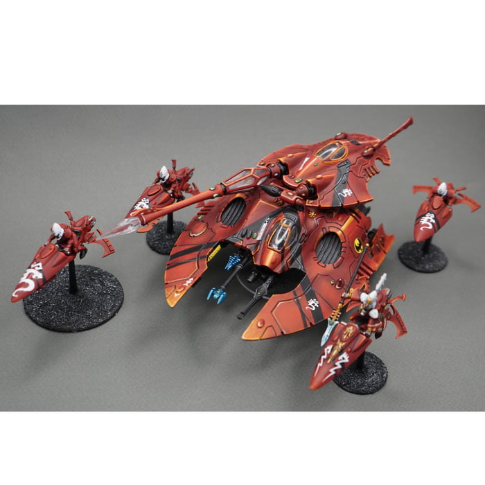 Finished the old version of the Eldar “start collecting” box set. First ...