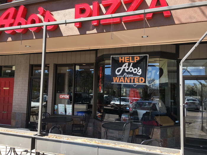Help Abo's Pizza Wanted - 9GAG