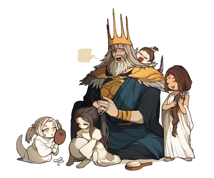 Gwyn and his daughters - 9GAG