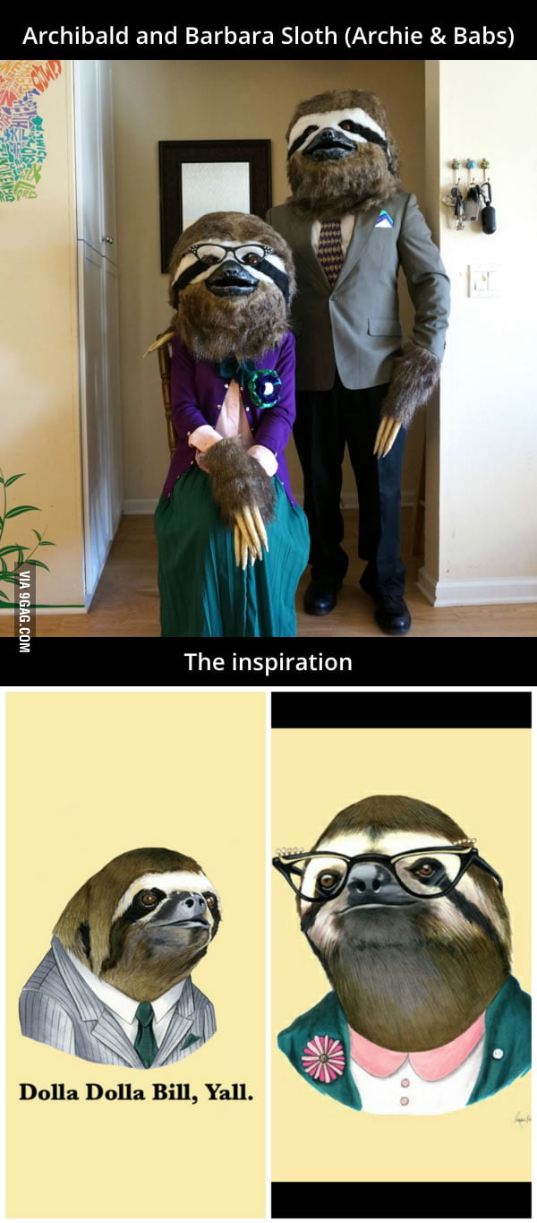 Sloth costumes! - 9GAG