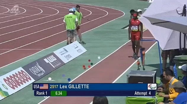 The blind long jump. - 9GAG