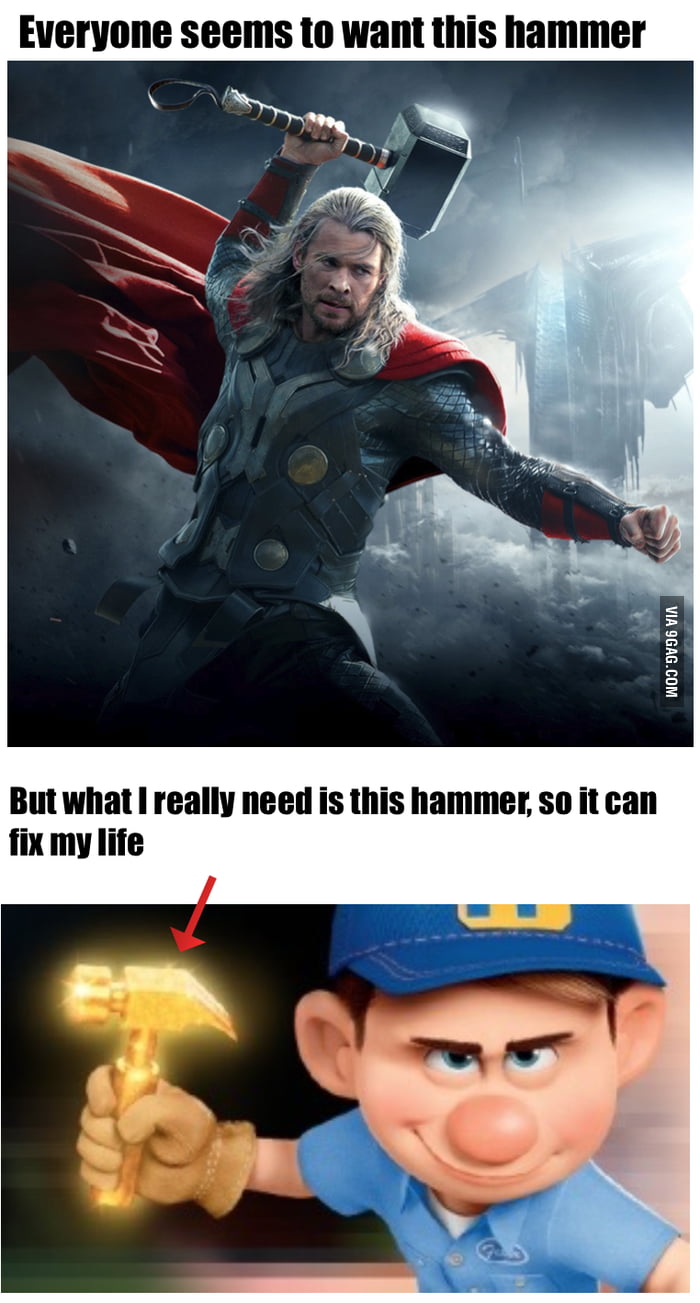 Gotta love that hammer - 9GAG