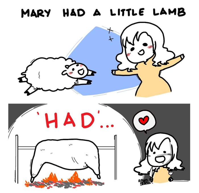 Mary Had A Little Lamb - 9GAG