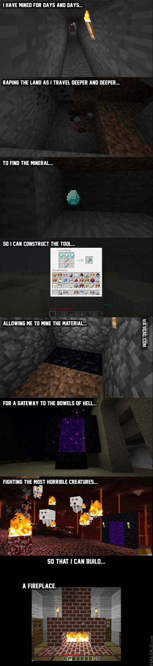 Minecraft.....just Minecraft - 9GAG