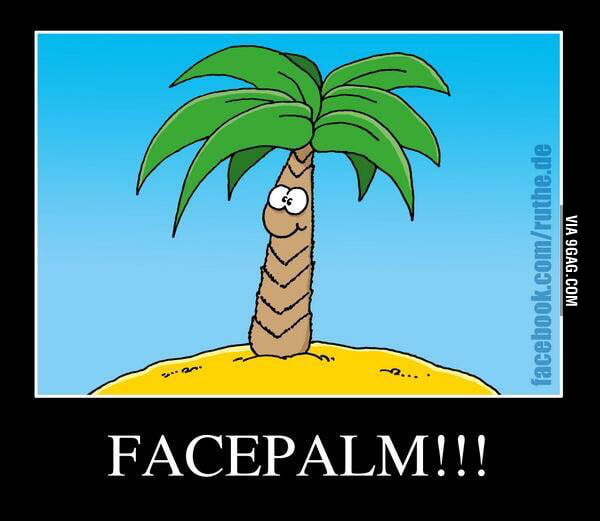 Facepalm-When the Fail is so big,that your Palm grows a Face - 9GAG