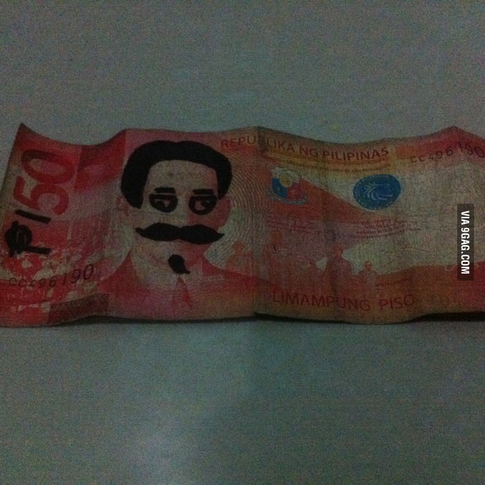 Super legit 150 peso bill.. - 9GAG