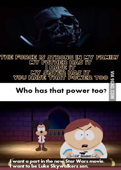 Who is Luke Skywalker talking to? - 9GAG