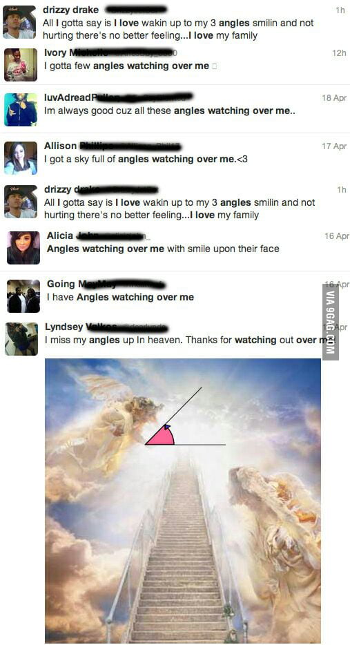 I love my angles - 9GAG