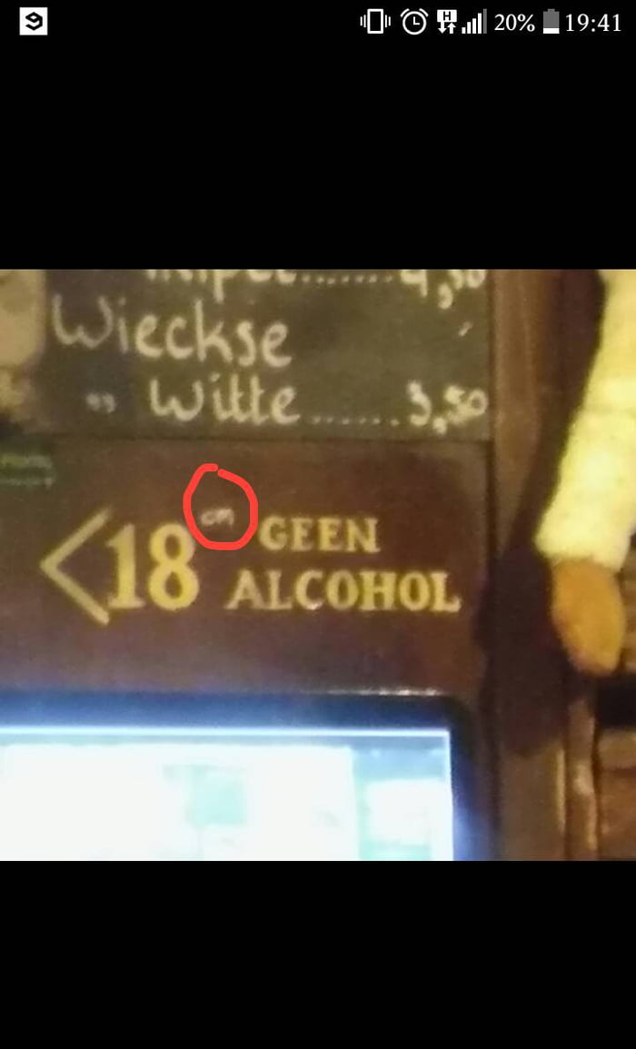 If you wanna drink in this bar your pen*s has to be over 18 cm - 9GAG