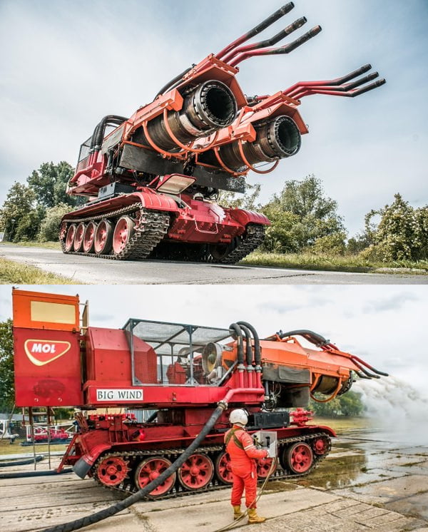 Big Wind - The most powerful hungarian fire engine - 9GAG