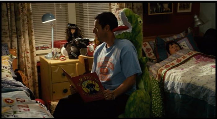 In “I now pronounce you chuck and Larry”, Adam Sandler is reading Larry ...