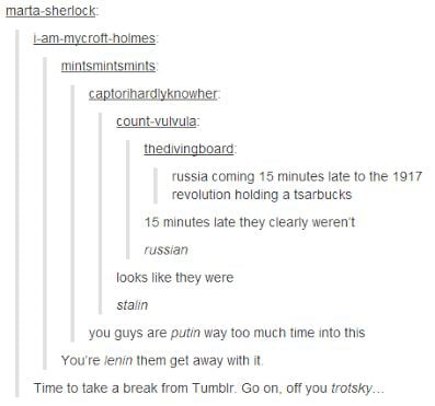 "If this is to be a pun war, Soviet" - strawblueberrysunshine - 9GAG