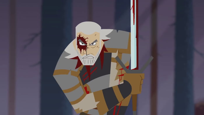 SAMURAI WITCHER: Geralt vs. The Griffin - 9GAG