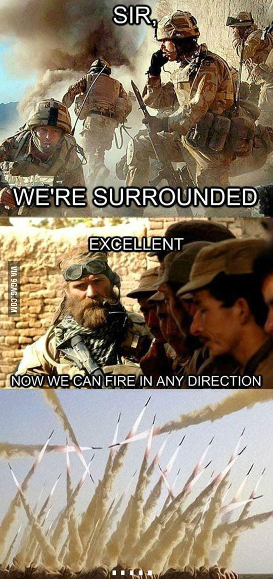 The army who wants to join? - 9GAG