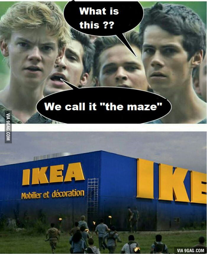 Ikea: The Maze - 9GAG