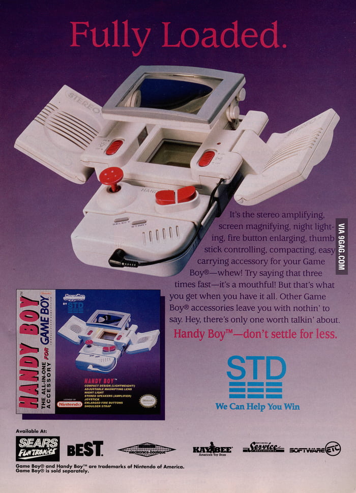 Fully Loaded Game Boy STD - 9GAG