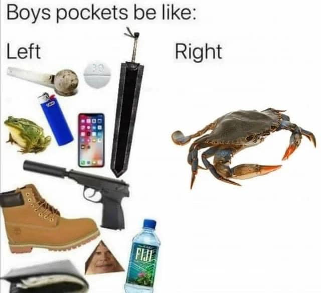 What about my second left pocket? - 9GAG