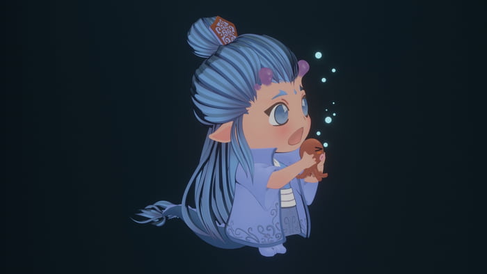 Ocean chibi girl - 9GAG
