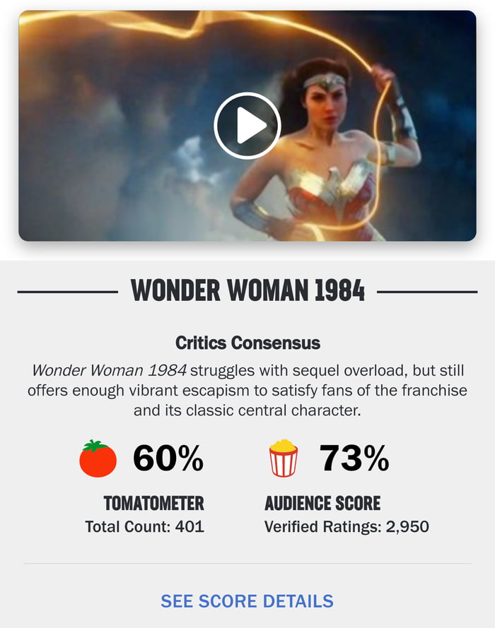 Discussion: WW84 back to fresh - 9GAG