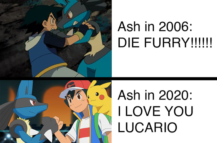 Ash has changed throughout the years - 9GAG