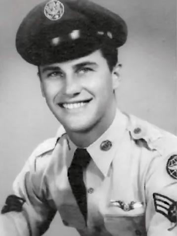 This is beloved painter Bob Ross, aka Master Sergeant Robert N. Ross ...