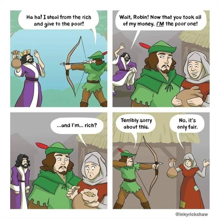 Robin Hood is robbin' hood - 9GAG