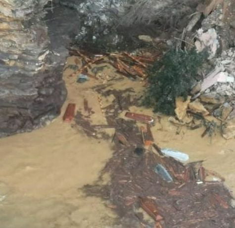 Clifftop cemetery in Italy collapsed into the sea and over 200 coffins ...