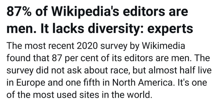 Correct me if I'm wrong...but can't any random person edit Wikipedia articles? That being said ...