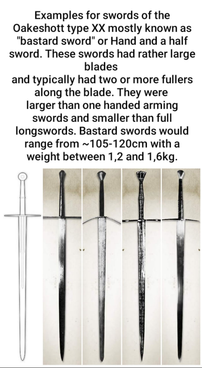 There arent many surviving examples of type XX swords, the most common ...