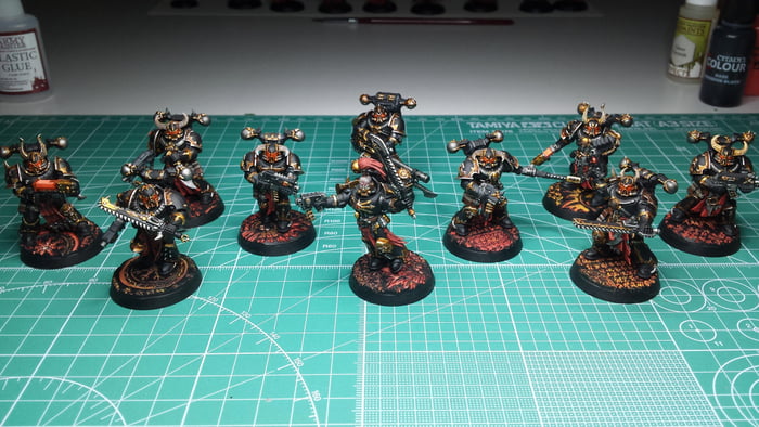 First csm squad i did back in march. these were the first models i ...