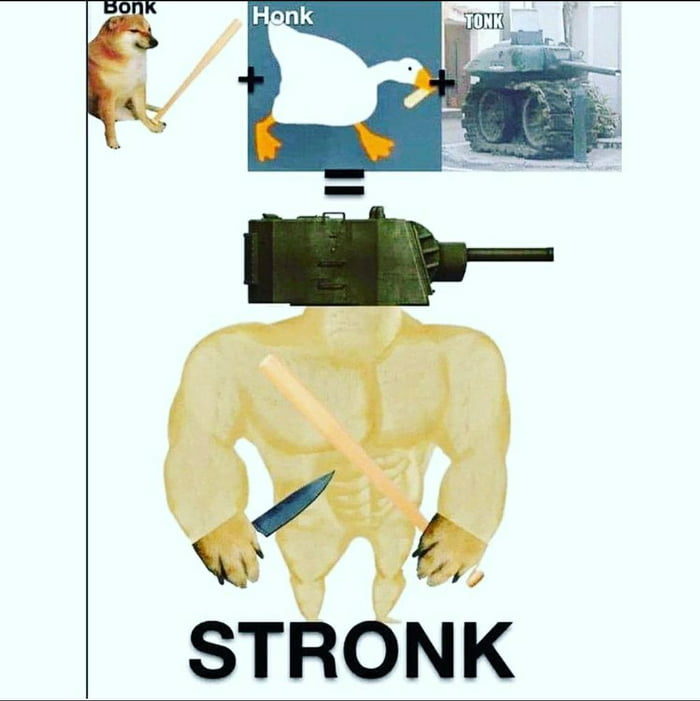 Stronk with the bonk ... But where the Stonk ? - 9GAG