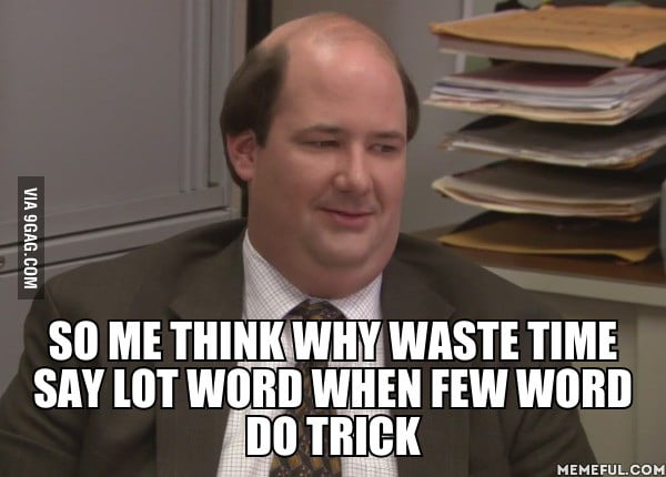 How I feel towards essays with a word requirement - 9GAG