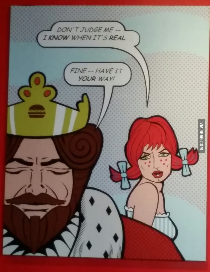 The ultimate break up burger style - 9GAG