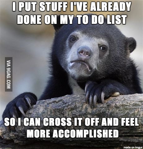 I've been doing this quite a bit lately - 9GAG