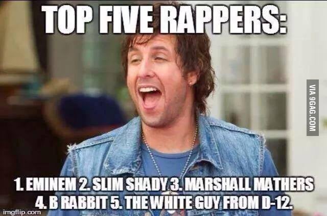 The top 5 Rappers. - 9GAG