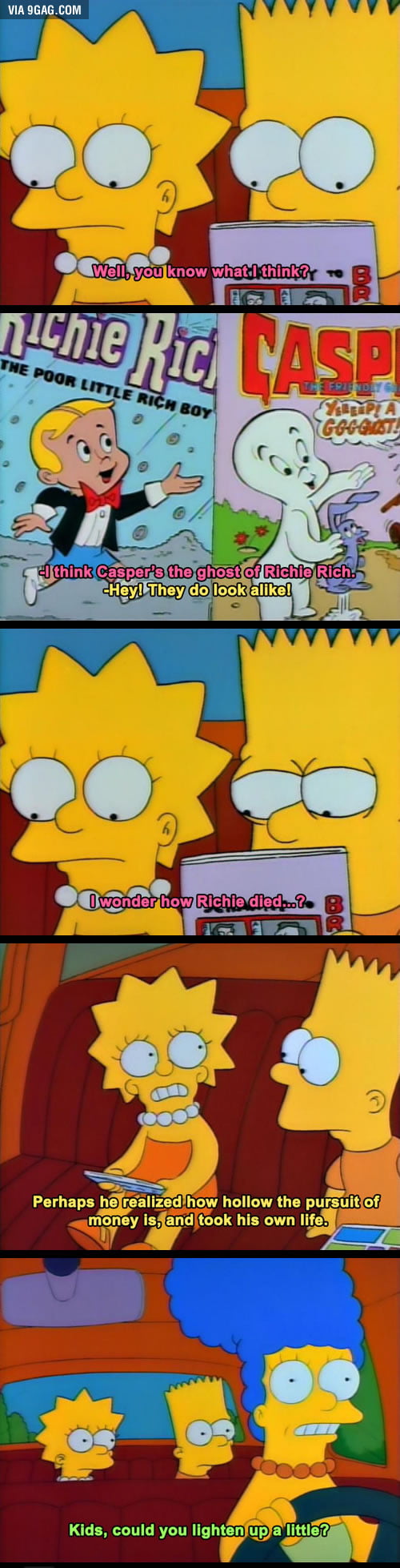 Simpsons was deep - 9GAG