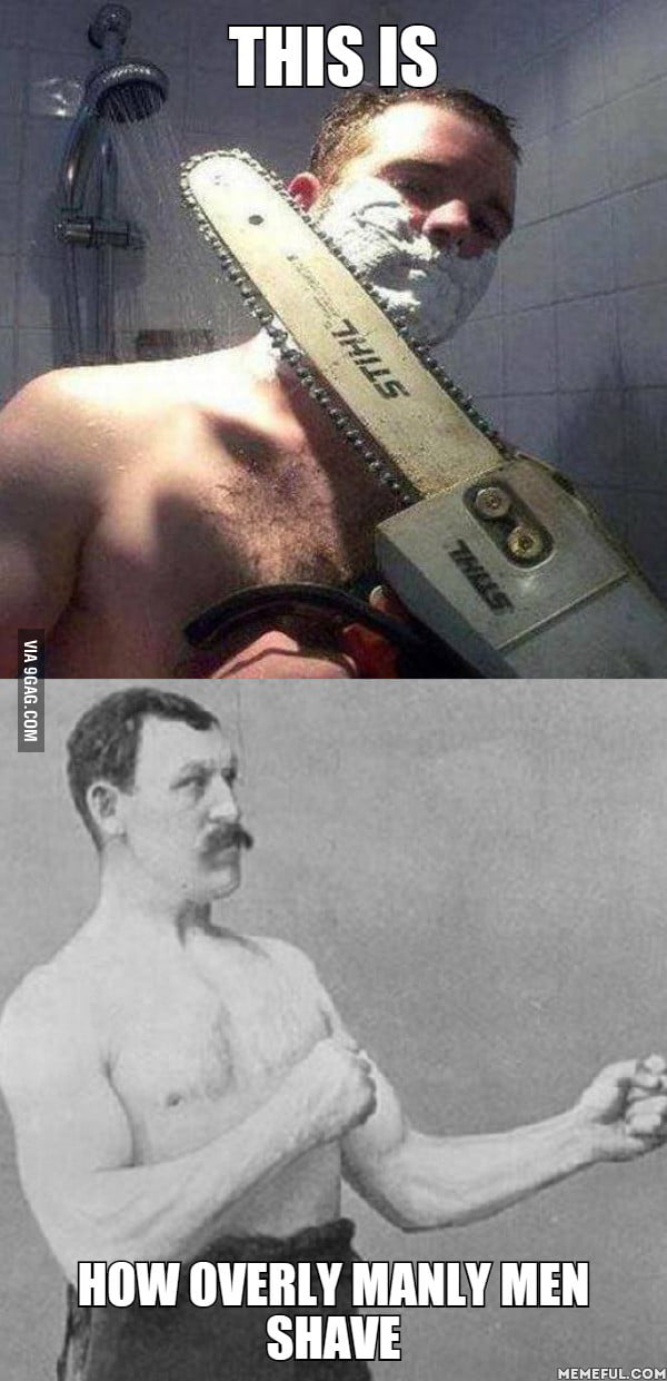 Chainsaw shaving - 9GAG