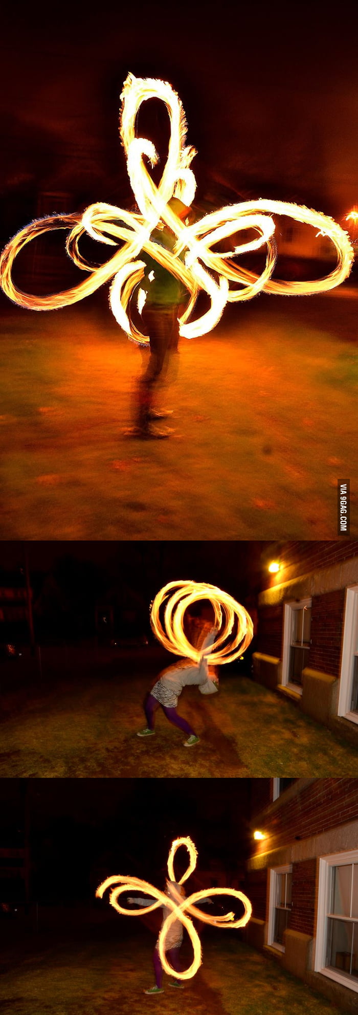 A real life firebender! - 9GAG