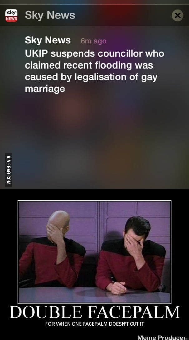 Double facepalm .... - 9GAG