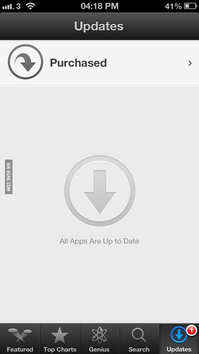 I update to get rid of the notification; Now what ? - 9GAG