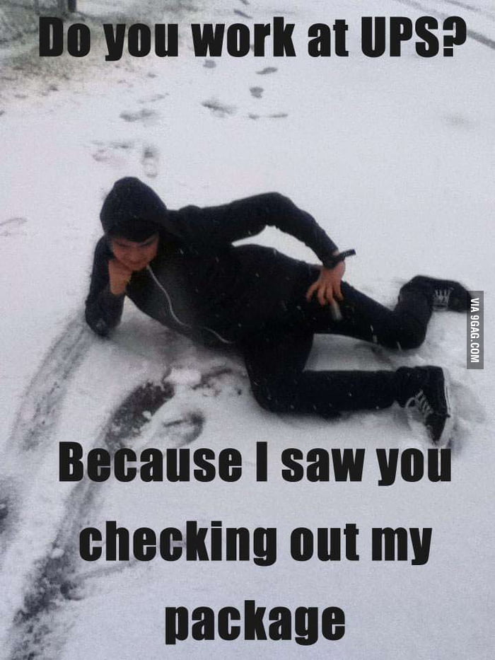 I saw you checking my package. - 9GAG