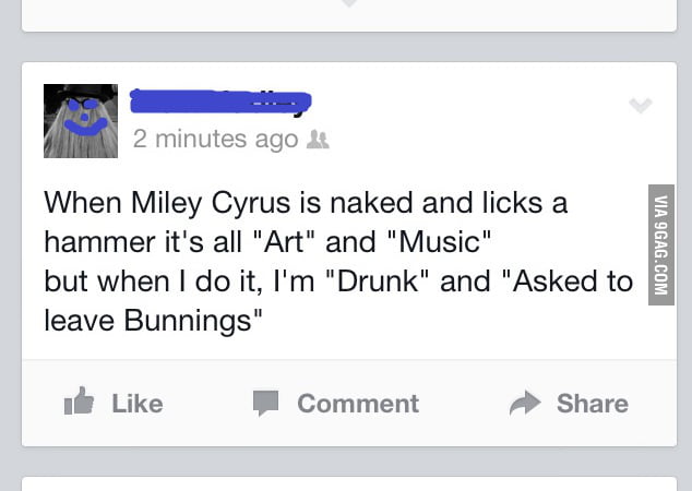 Oh Miley... - 9GAG