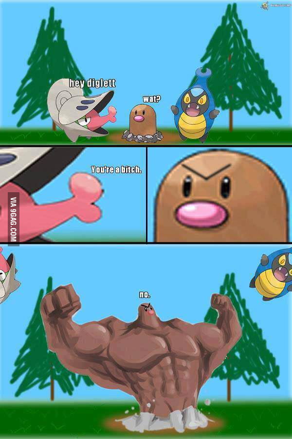 Diglett Aint No B*tch - 9GAG
