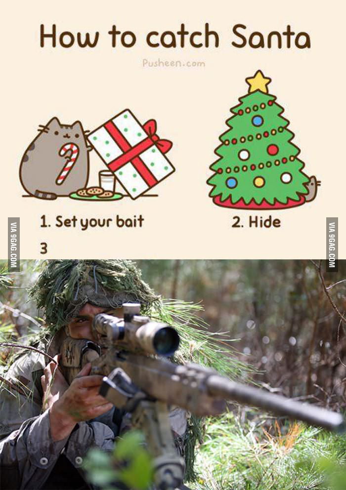 How to catch Santa - 9GAG