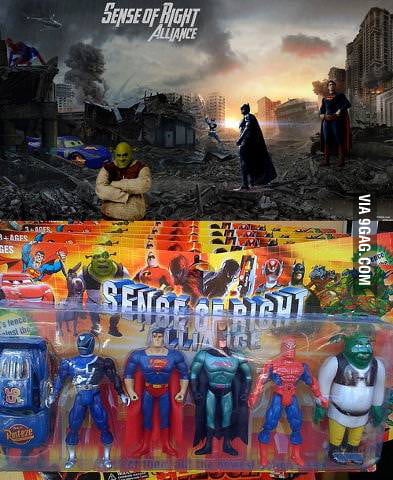 Step back Justice League and The Avengers, the Sense of Right Alliance ...
