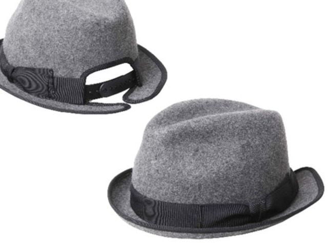 For those days when you want to look extra stupid...the snapback fedora ...