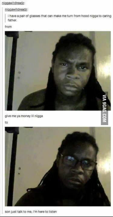 Glasses make a difference - 9GAG